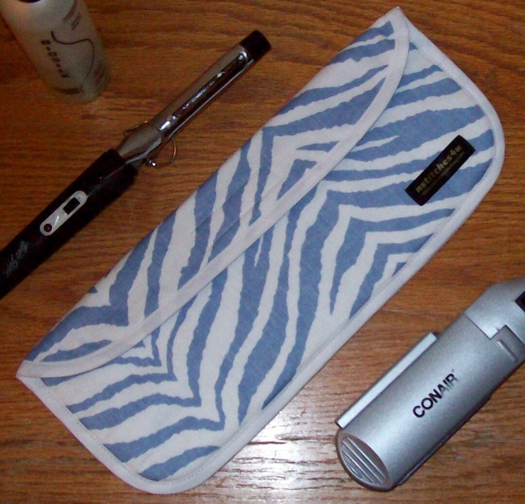 Curling Iron Case / Flat Iron Cover for Travel or the Gym (insulated ...