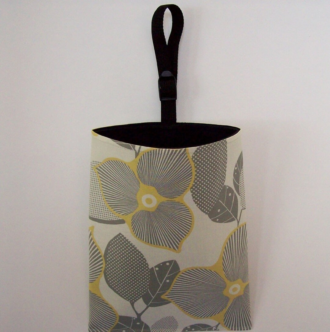 Car Litter Bag // Auto Trash Bag // Auto Litter Bag // Stay Open Design ...
