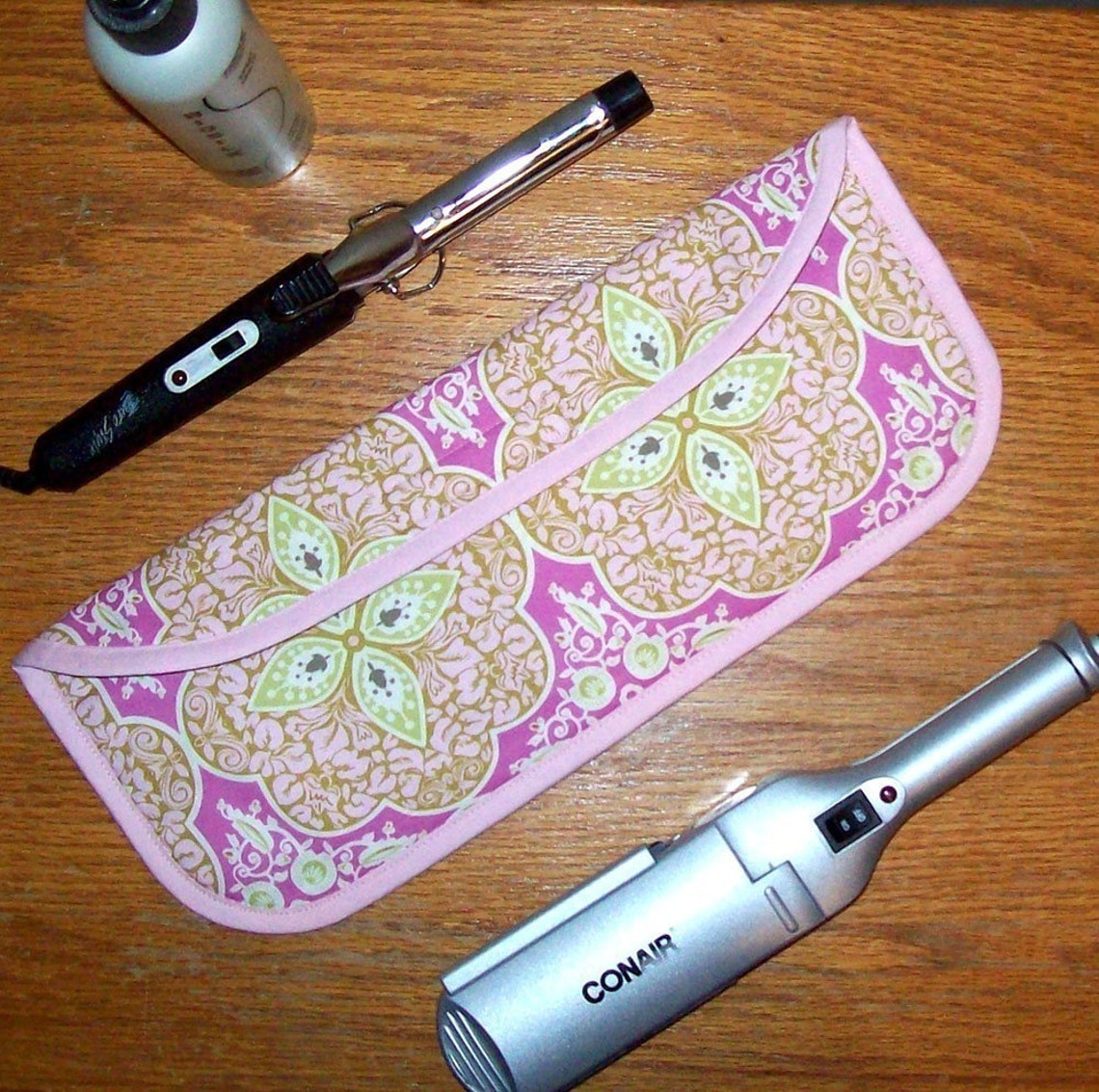 Curling Iron Case / Flat Iron Cover for Travel or the Gym - Etsy