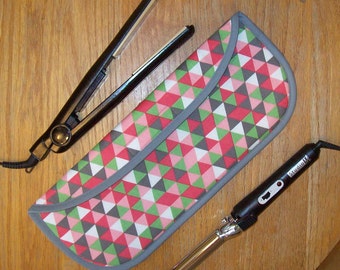 Curling Iron Case Flat Iron Cover insulated for Travel | Etsy