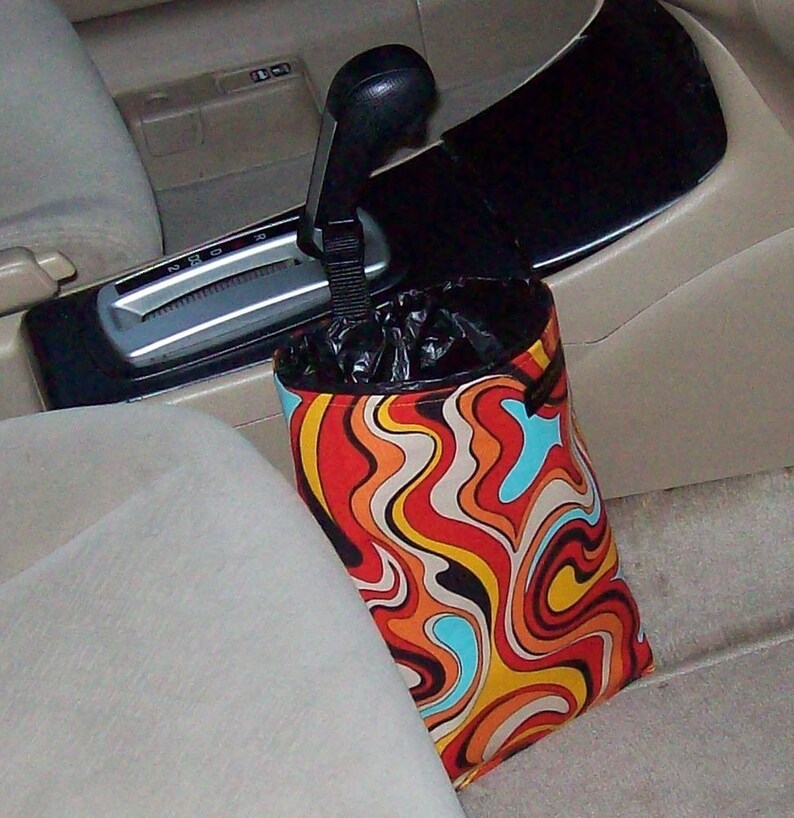 Car Litter Bag // Auto Trash Bag // Auto Litter Bag // New Stay Open ...