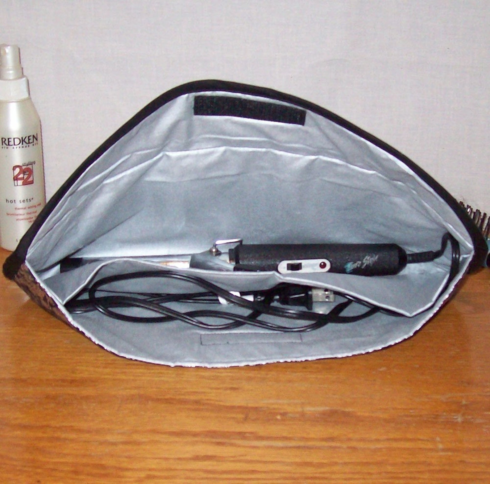 Curling Iron Case / Flat Iron Cover for Travel or the Gym | Etsy