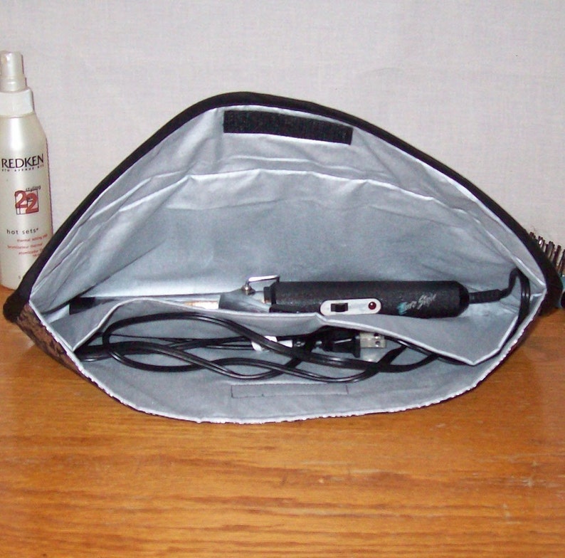 Curling Iron Case / Flat Iron Cover for Travel or the Gym (insulated ...