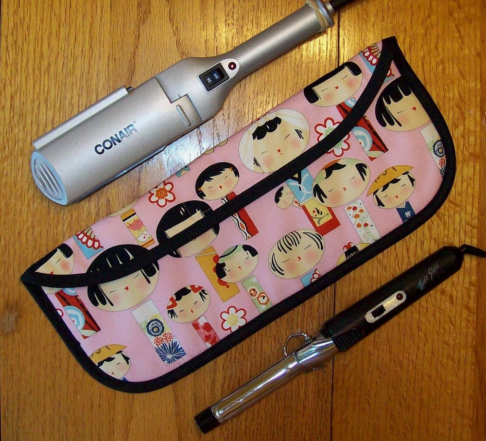 Curling Iron Case - Flat Iron Case for Travel or the Gym (insulated ...