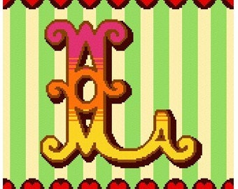 Curious Alphabet Cross Stitch Kit G | Etsy