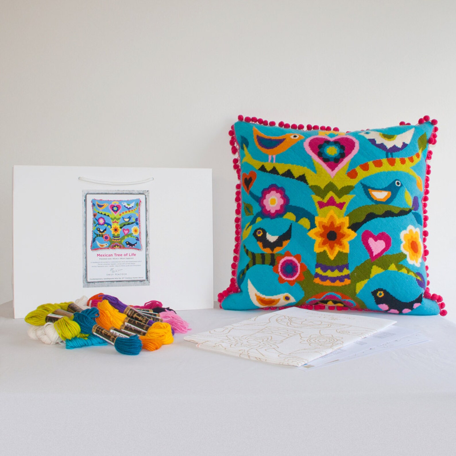 Mexican Tree of Life Needlepoint Kit - Etsy