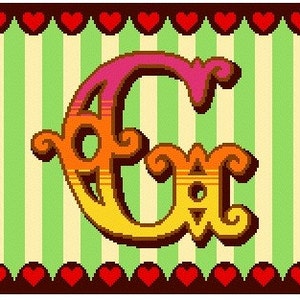 Curious Alphabet Cross Stitch Kit G - Etsy