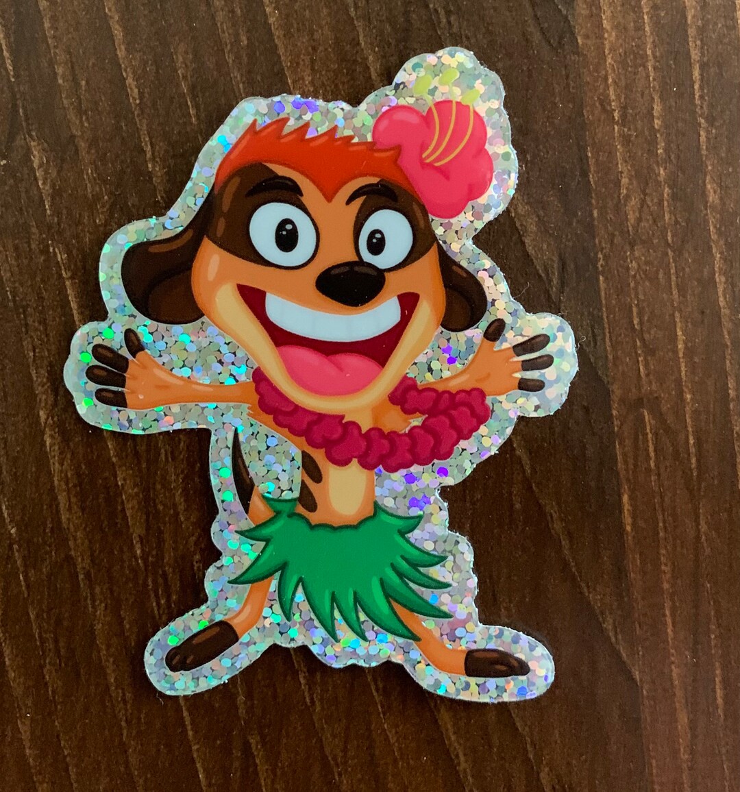 Luau Timon Sticker: Lion King Fan Art - Etsy