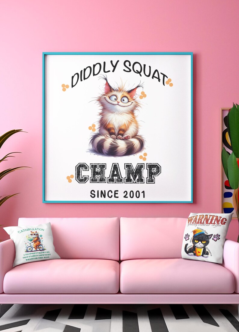 Diddly Squat Champ, 1 PNG Image. Digital Download for Print ...