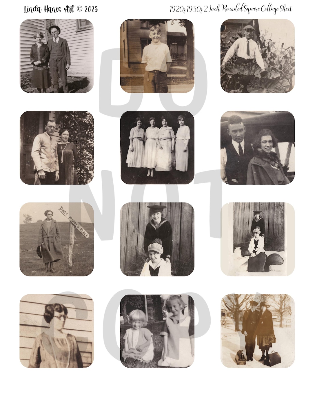 1920s 1930s Vintage Portraits Photography People Art Junk Journals ...