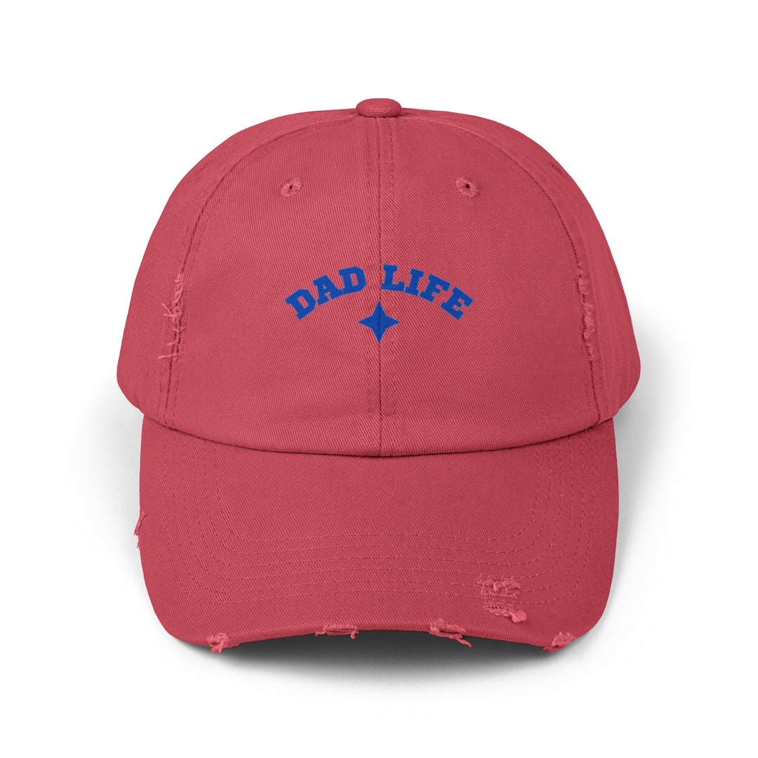 Dad Life Distressed Baseball Cap: Funny Father's Day Hat - Etsy