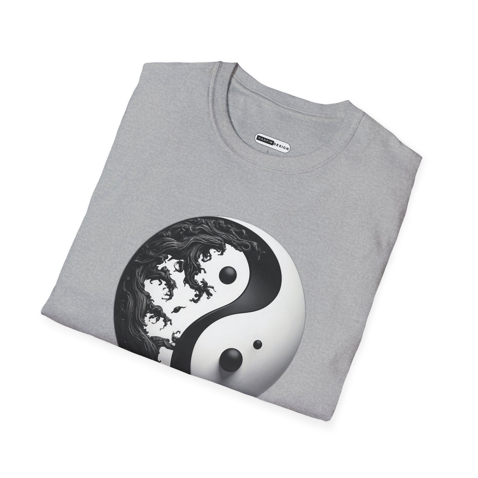 Stylish Yin Yang T-shirt, Zen Shirt, Yin Yang Shirt, Asian Style ...