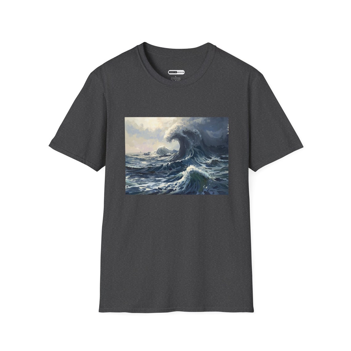 Great Wave Inspired T-shirt, Hokusai Shirt, the Great Wave off Kanagawa ...