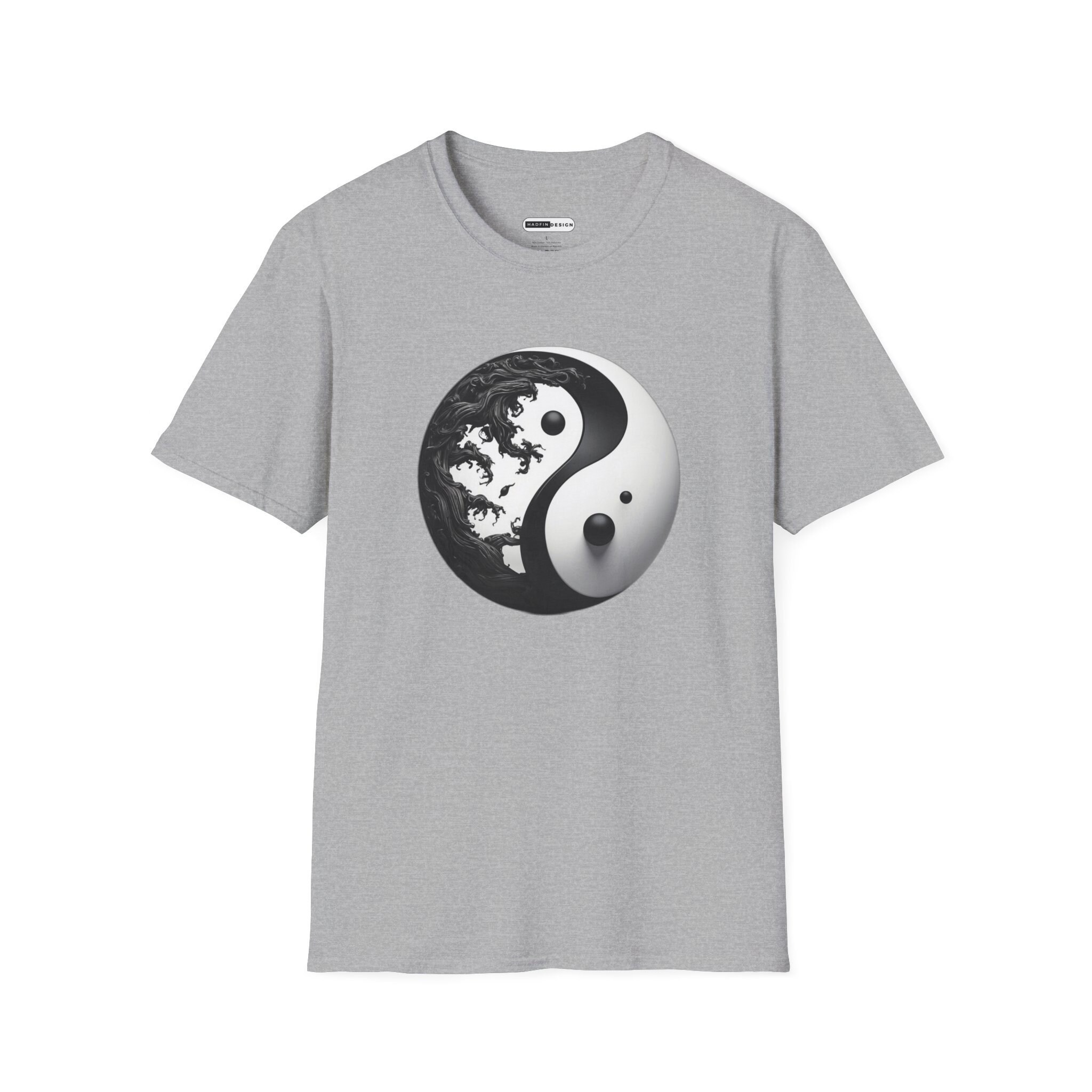 Stylish Yin Yang T-shirt, Zen Shirt, Yin Yang Shirt, Asian Style ...