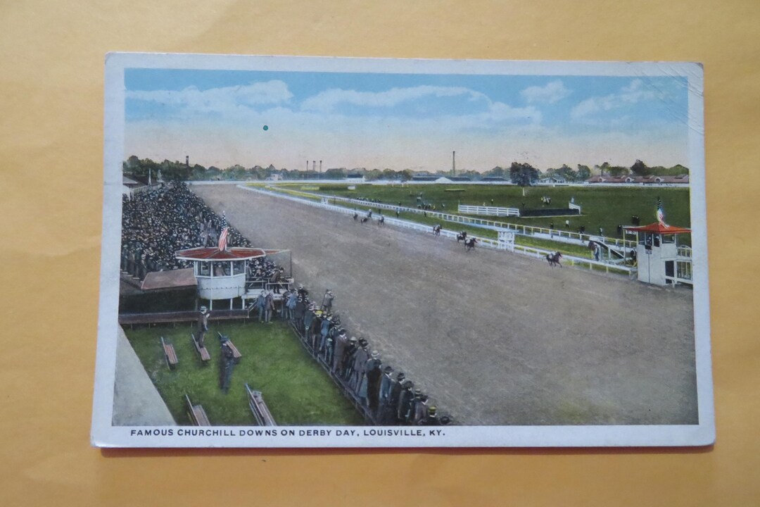 Kentucky: Louisville Famous Churchill Downs on Derby Day (1916) Derby ...