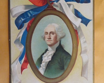 President George Washington Cards Set of 10 in White or Light Ivory ...
