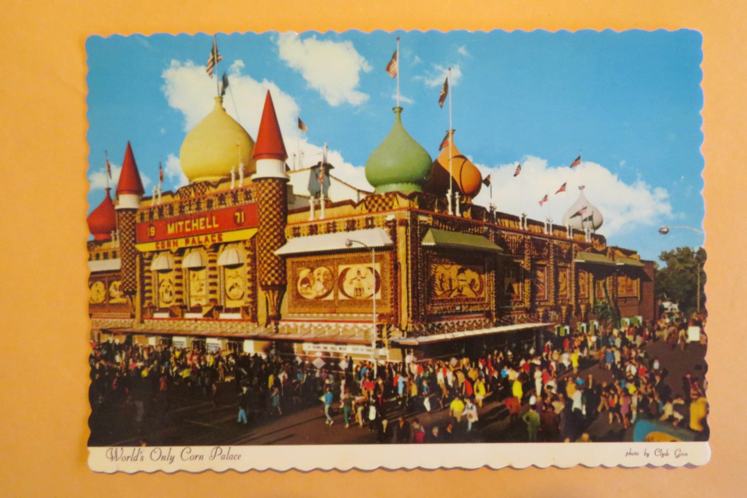 Corn Palace South Dakota 1971 Vintage Postcard/travel Souvenir - Etsy