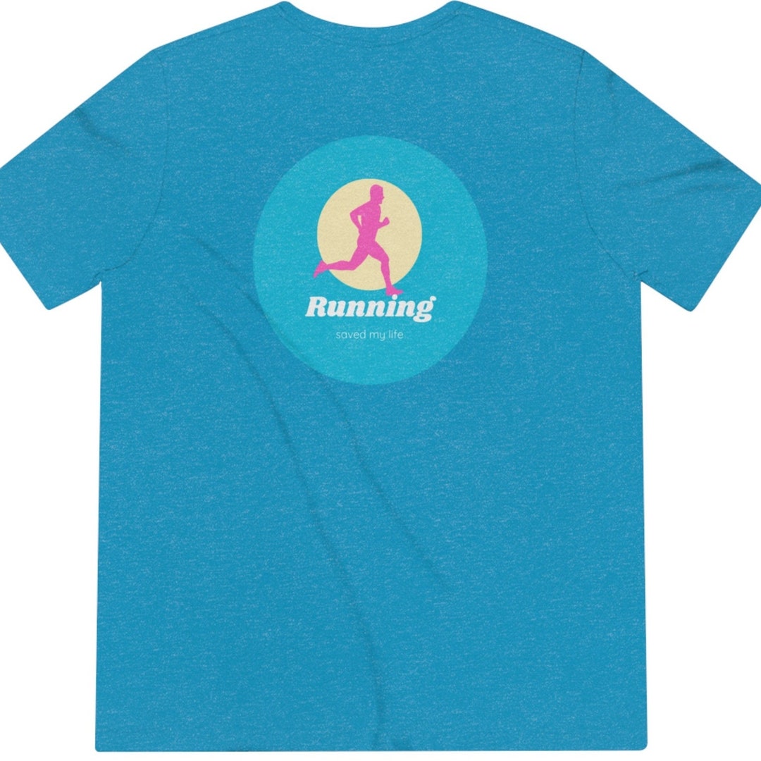 Running Saved My Life T-shirt, Sports Attire, Gift for Him, Men, Active ...