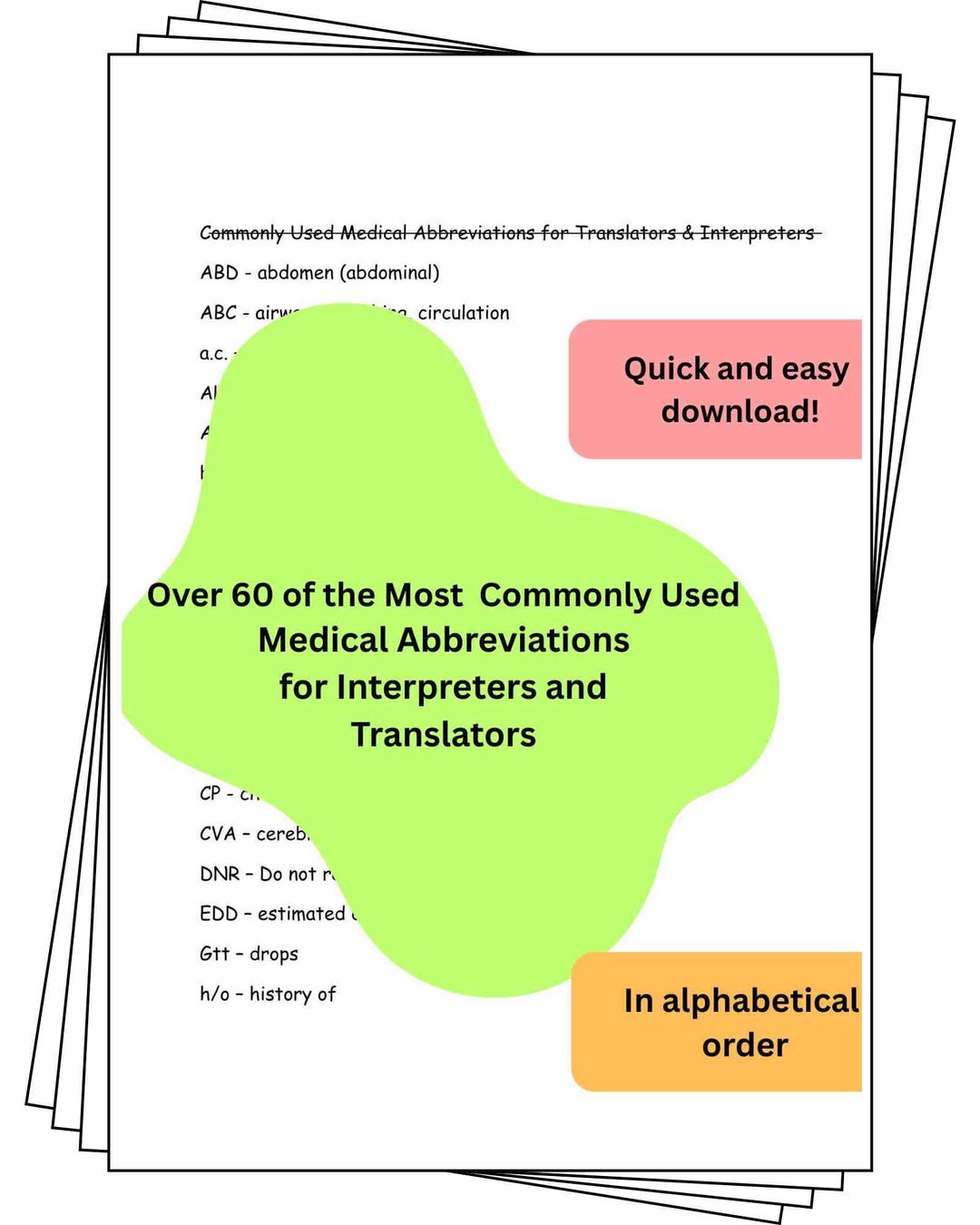 Over 60 of the Most Commonly Used Medical Abbreviations for Translators ...