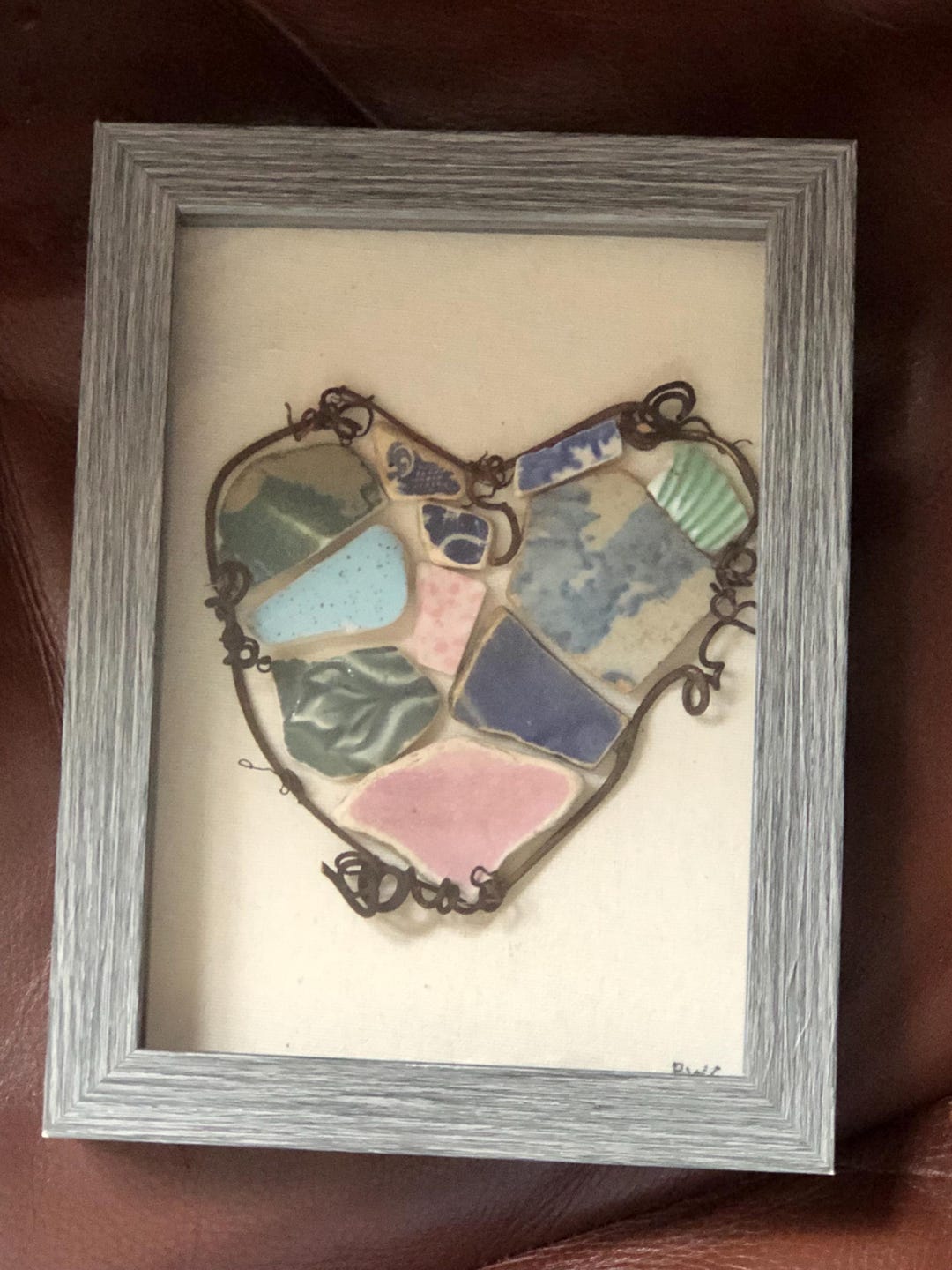 Hearts Aflutter Handmade Sea Pottery Art - Etsy