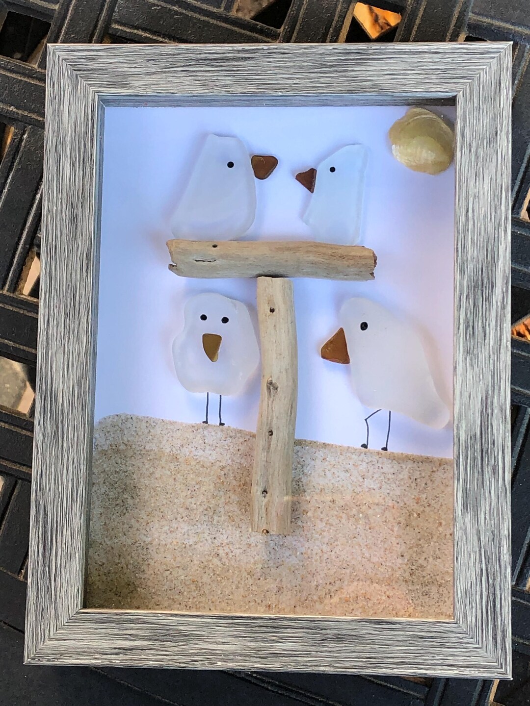 Youre the Gull for Me Handmade Sea Glass Art - Etsy