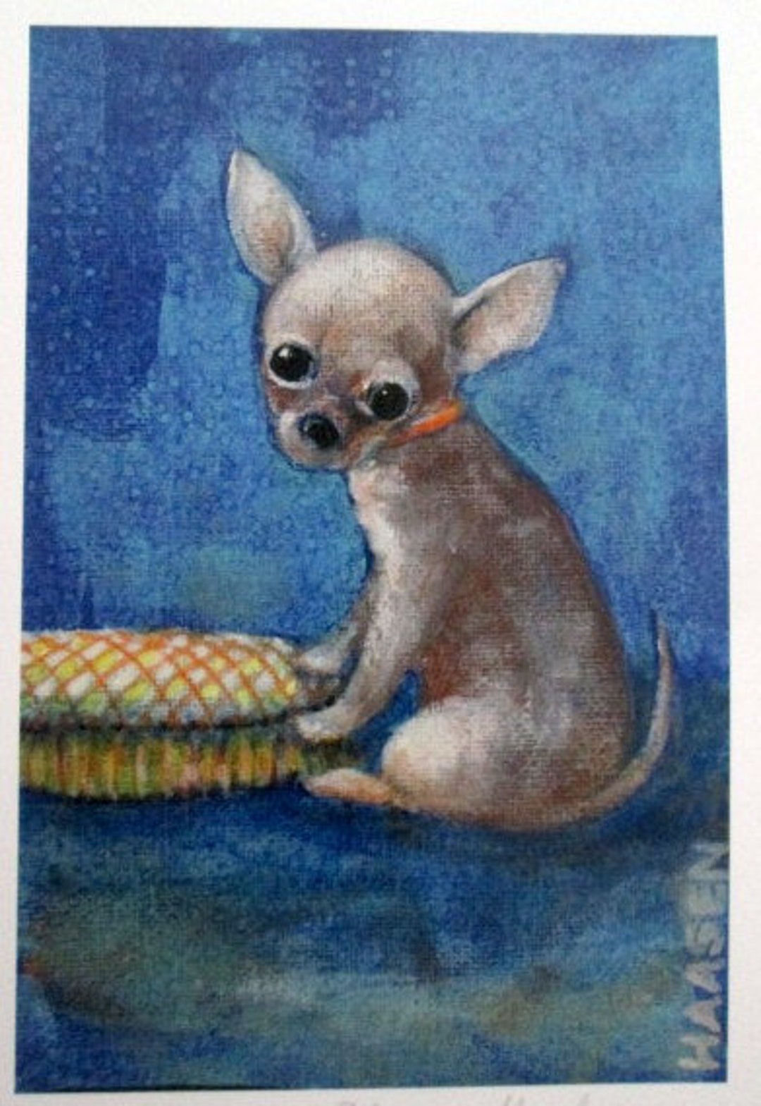 Wee CHIHUAHUA Original Dog Print From Painting ,ltd. Ed. Chihuahua ...