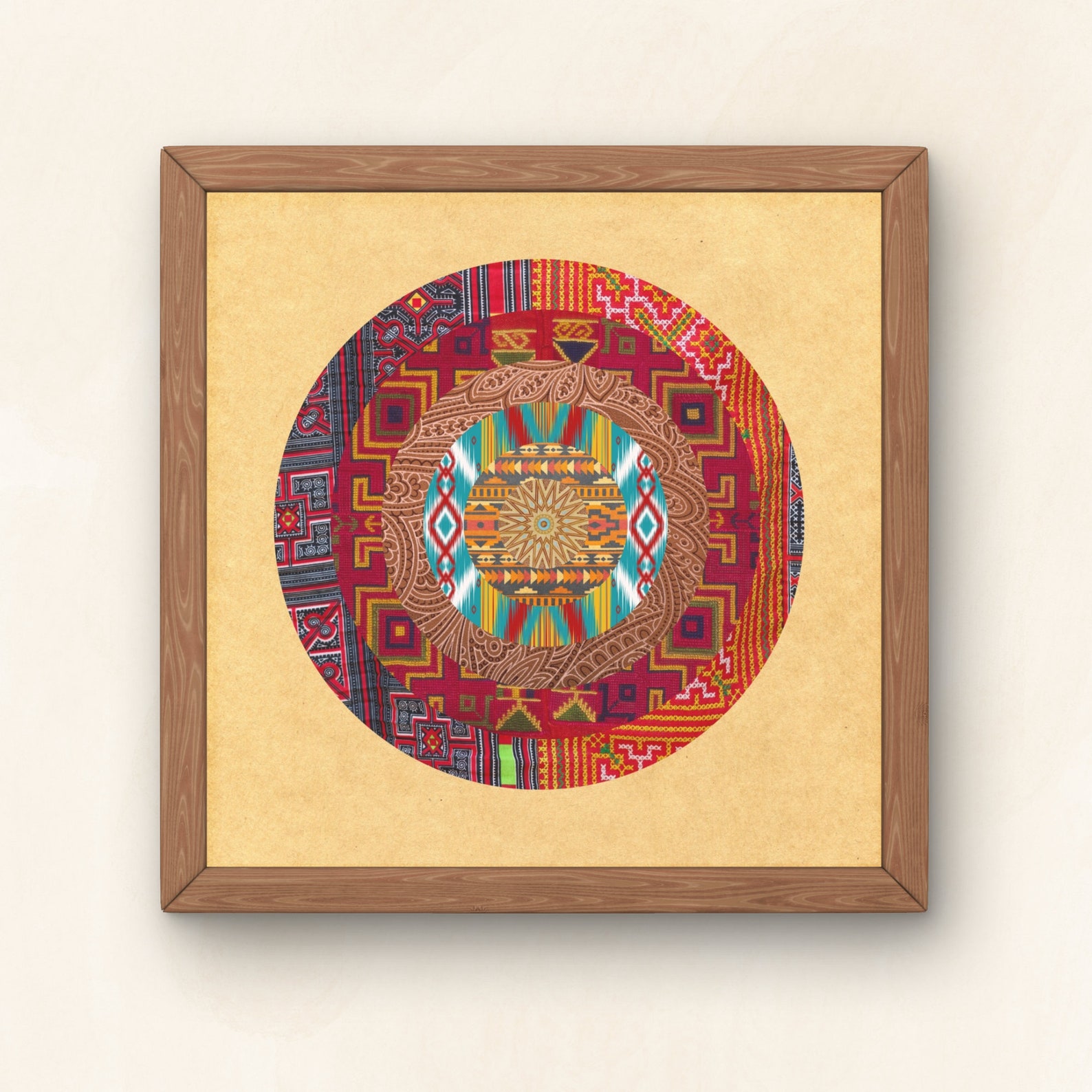 Unity in Diversity, Bahai-inspired Wall Art, Peace Art, Harmony ...