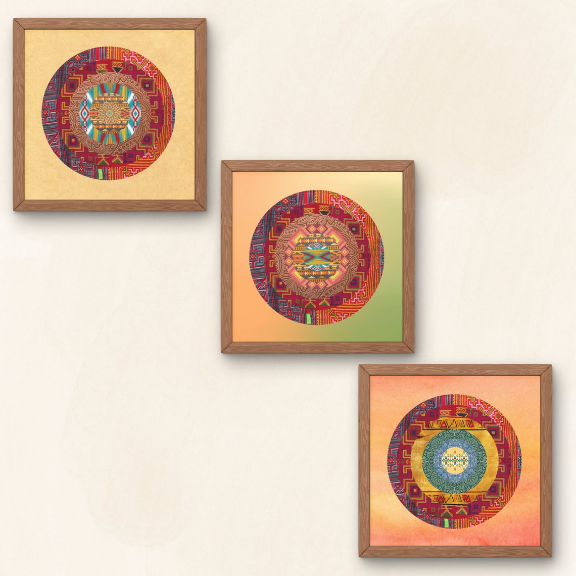 Unity in Diversity, Bahai-inspired Wall Art, Peace Art, Harmony ...