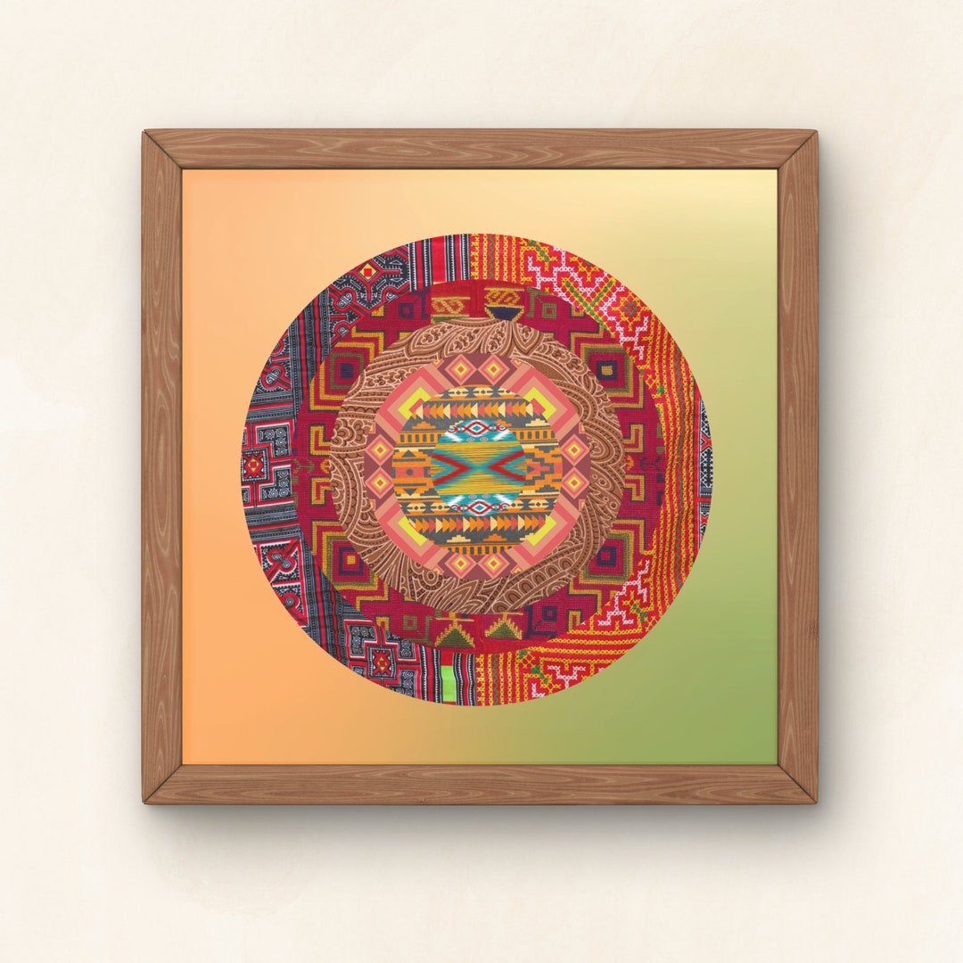 Unity in Diversity, Bahai-inspired Wall Art, Peace Art, Harmony ...