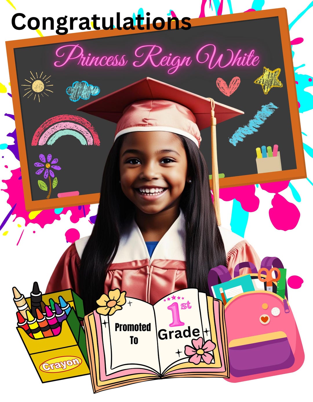 Editable Pre-school Designs, Elementary School Designs, Grad Canva ...