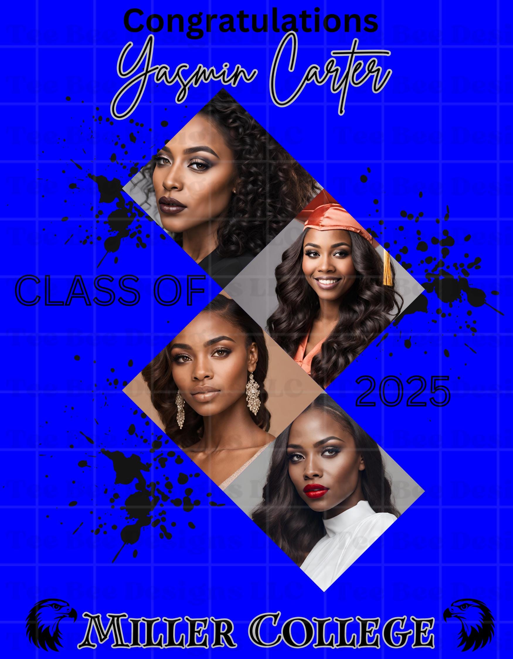 Editable 2025 Graduation Templates, Class of 2025, Grad 2025 Canva ...