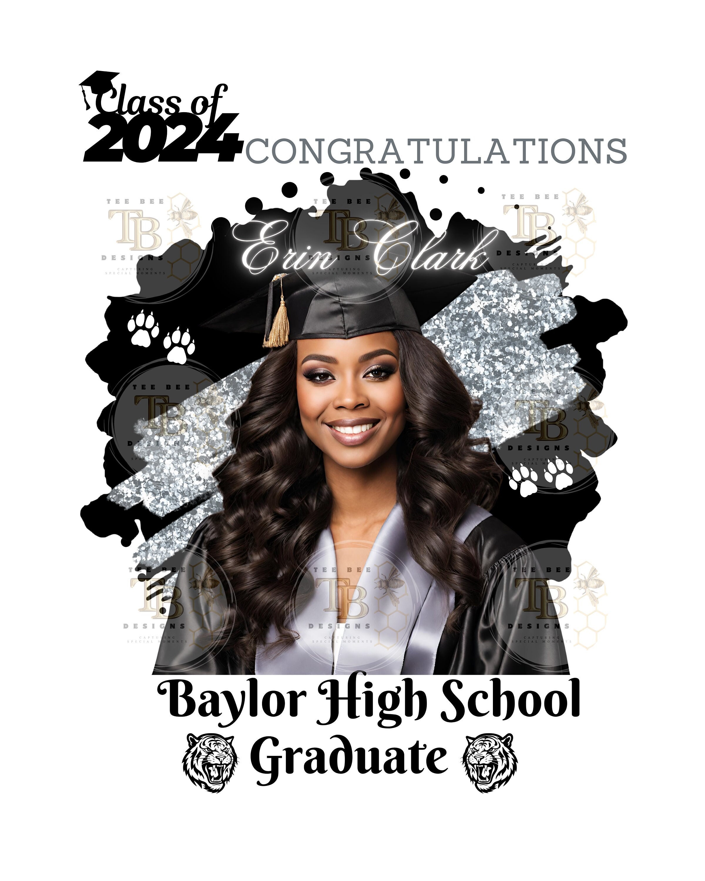 Custom Grad Design Template, Canva Editable Graduation Template - Etsy
