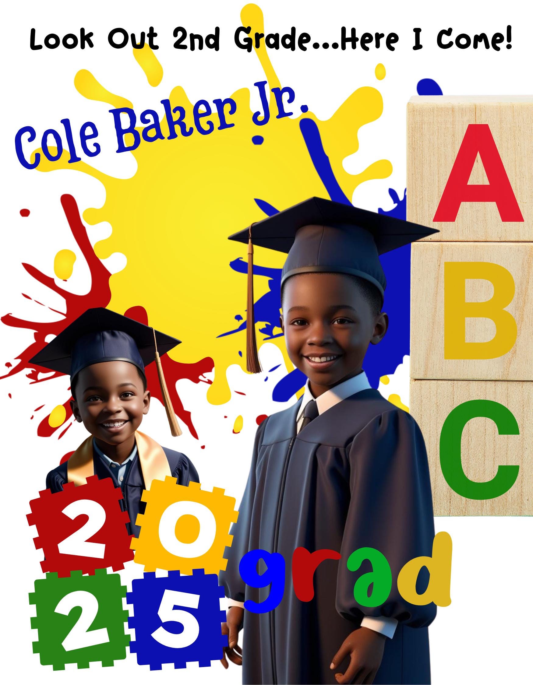 Editable Pre-school Designs, Elementary School Designs, Grad Canva ...