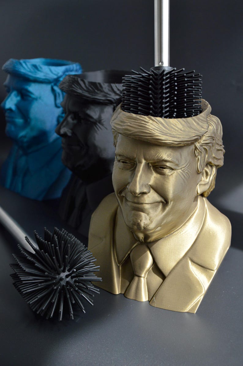 Trump Toilet Brush Holder. Frydyworks Official Funny Political Gag Gift ...