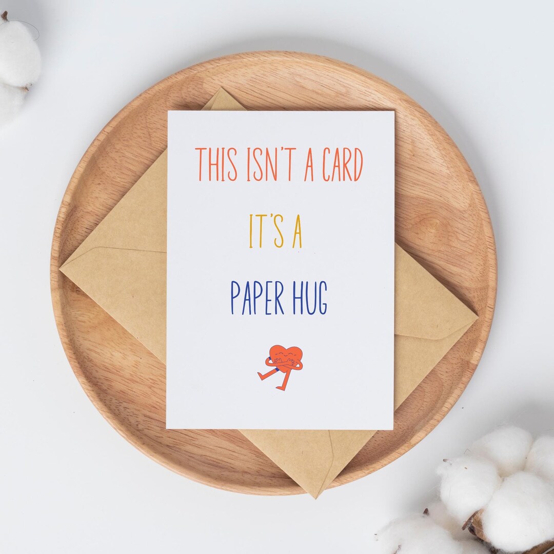 Sending Condolences, Paper Hug Cards, Sending A Hug Sympathy Card ...