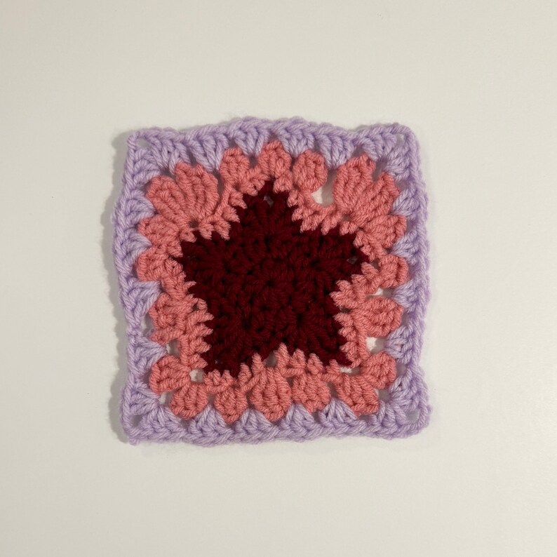 PATTERN Star Granny Square Granny Square PDF Crochet Pattern With Photo ...