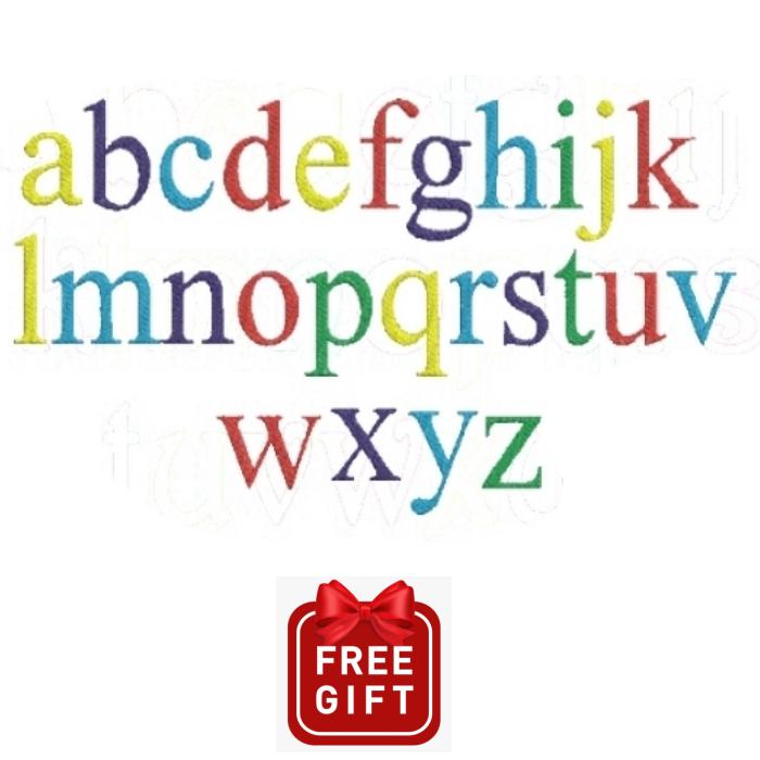 Charming Monogram Alphabet Letters A to Z Machine Embroidery Letter ...