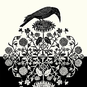One Crow Sorrow - Print - Etsy