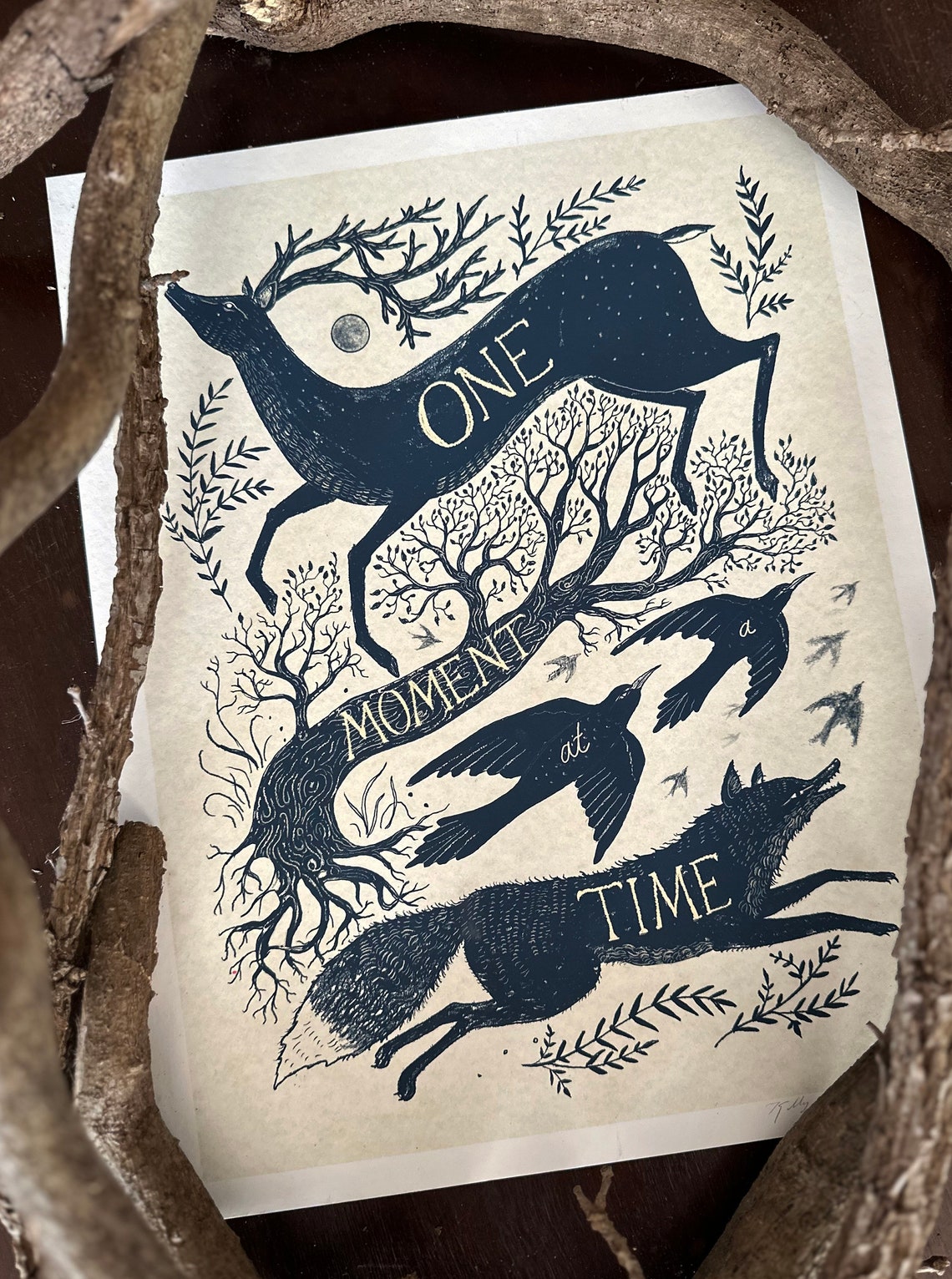 One Moment at a Time - Print - Etsy