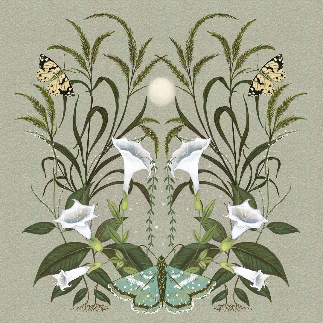 Wild Growth - Botanical Art - Print - Etsy