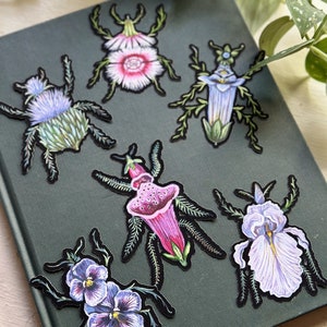 Botanical Beetles Sticker Set - Etsy
