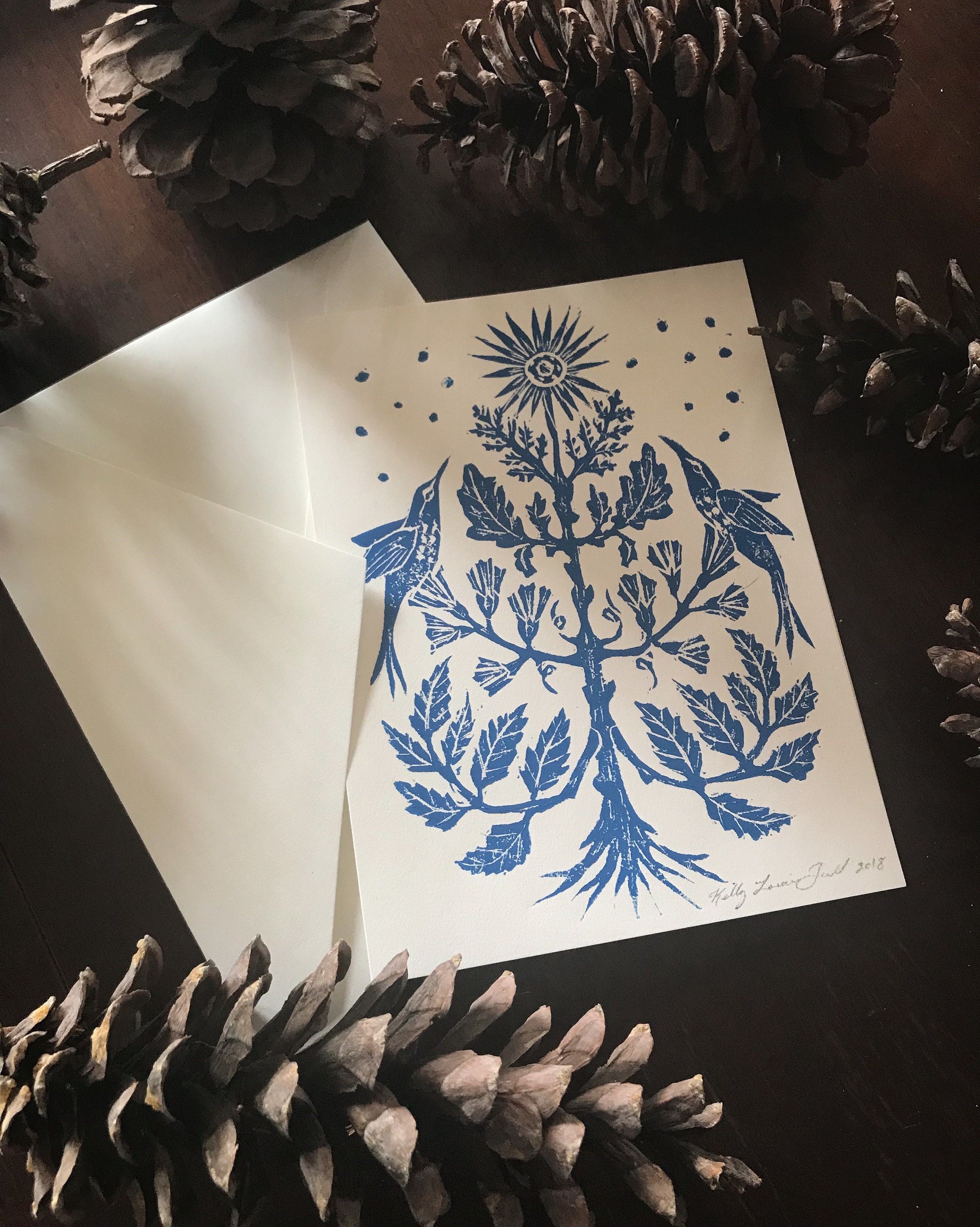 Winter Tree Note Card