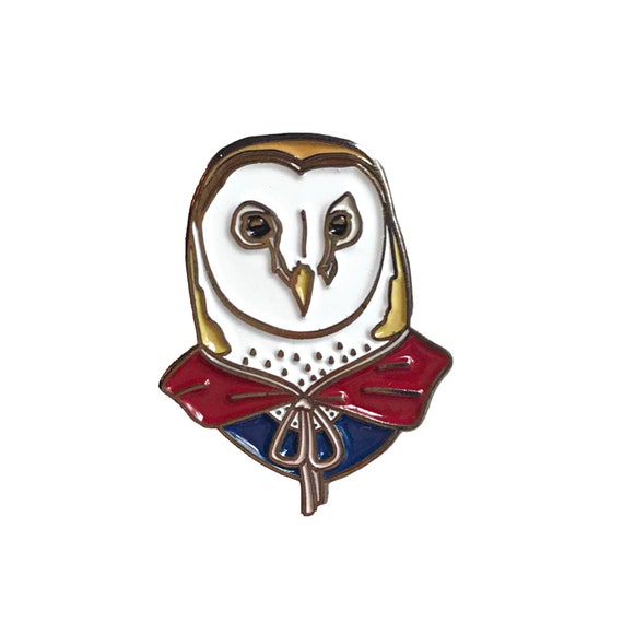 Enamel Pin Owl Nature Pin Barn Owl Pin Ryan Berkley | Etsy