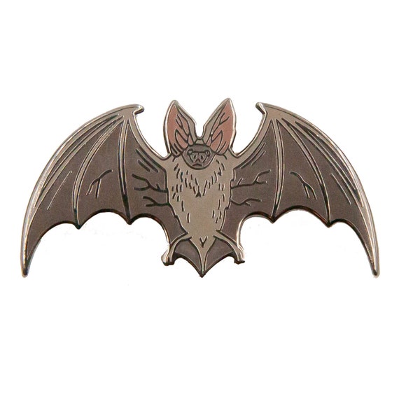 Enamel Pin Bat Nature Pin Natural Values Ryan Berkley - Etsy