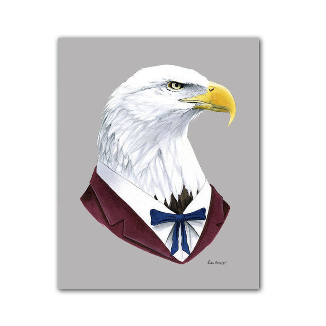 Bald Eagle Print 5x7 - Etsy