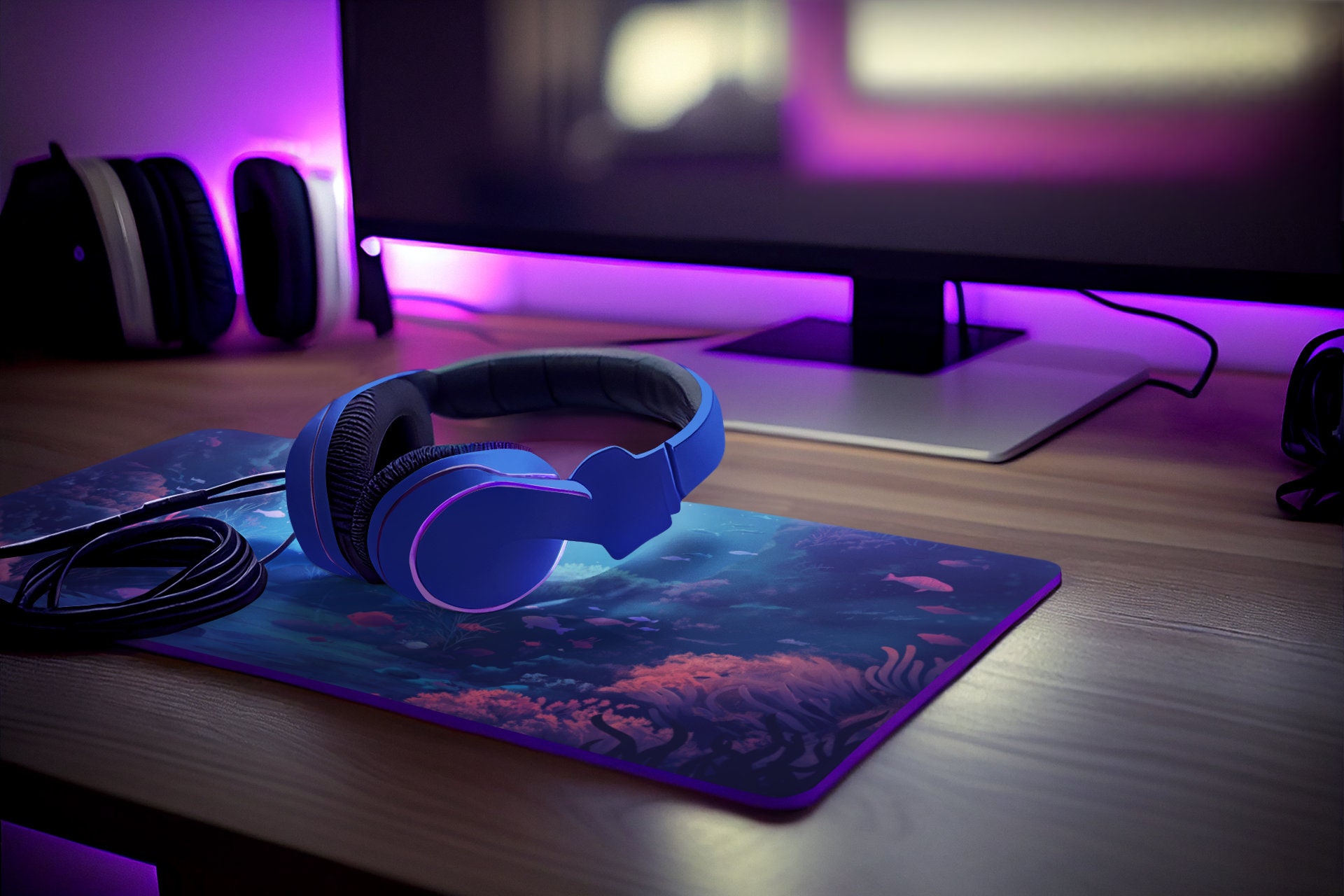 Underwater Ocean Mouse Pad, High Quality XXL Mouse Pad, Cute Keyboard ...