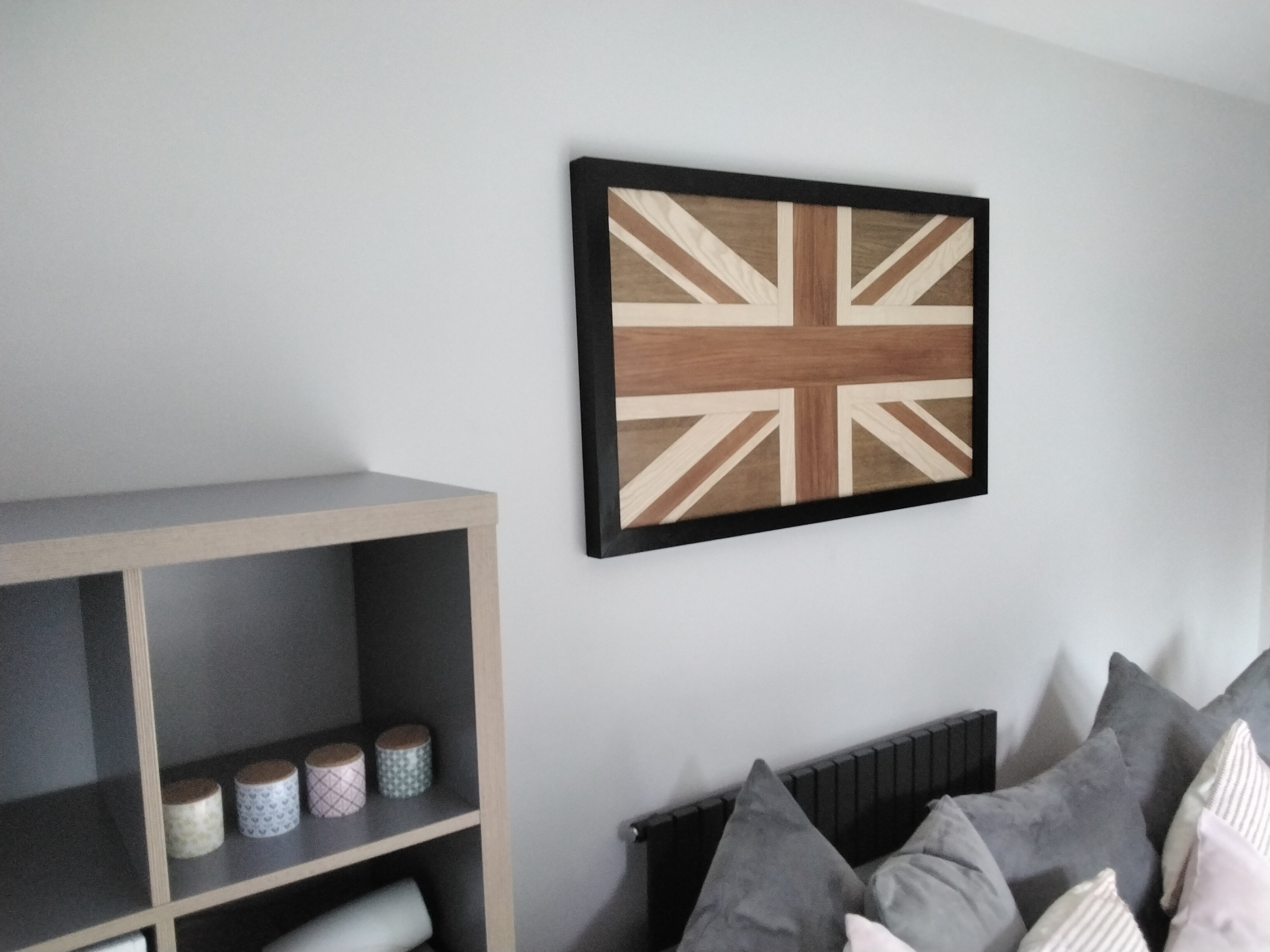 Wood Union Jack Flag Picture Wall Art - Etsy