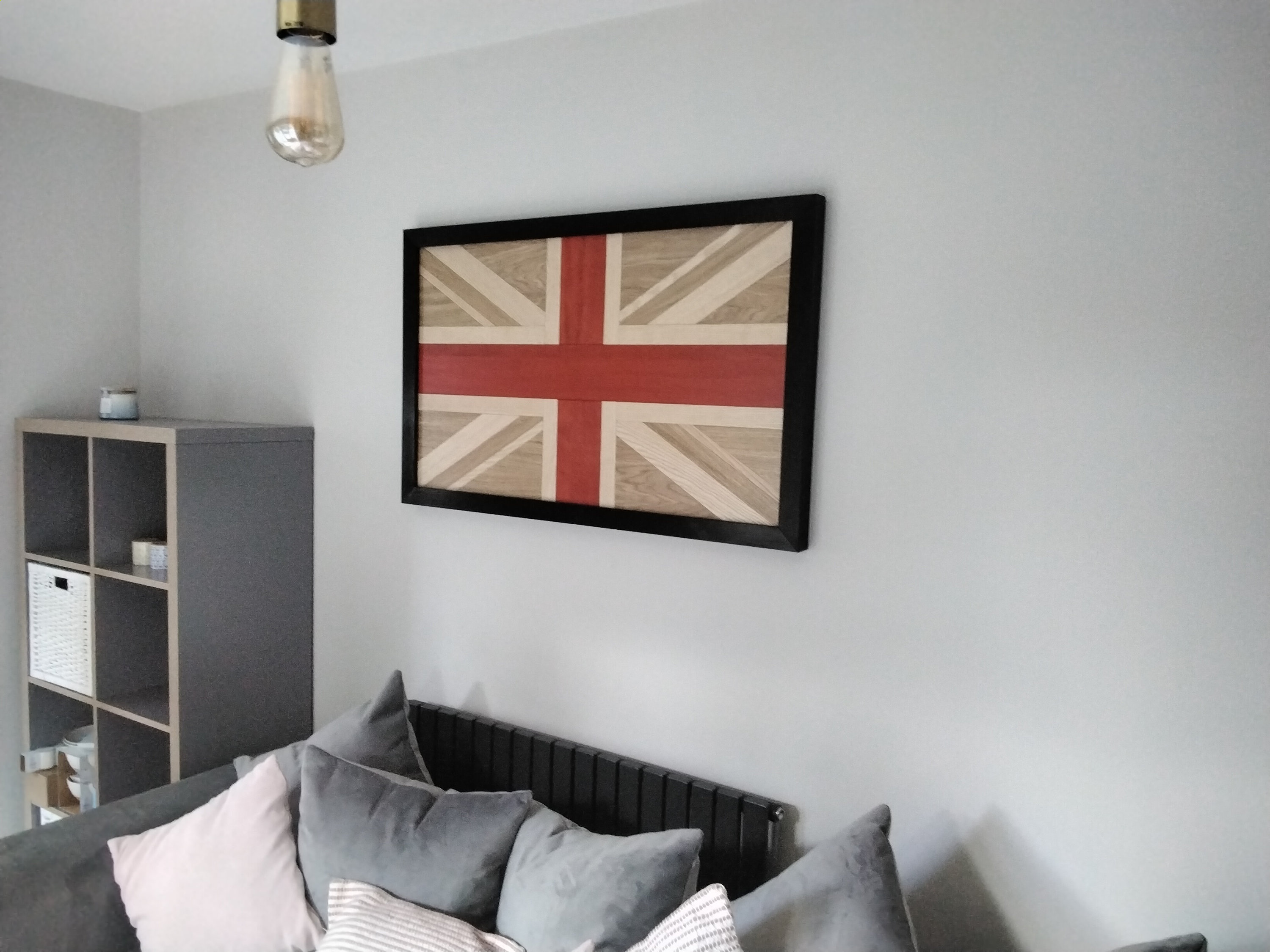 Wood Union Jack Flag Picture Wall Art - Etsy