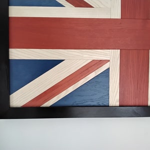 Wood Union Jack Flag Picture Wall Art - Etsy