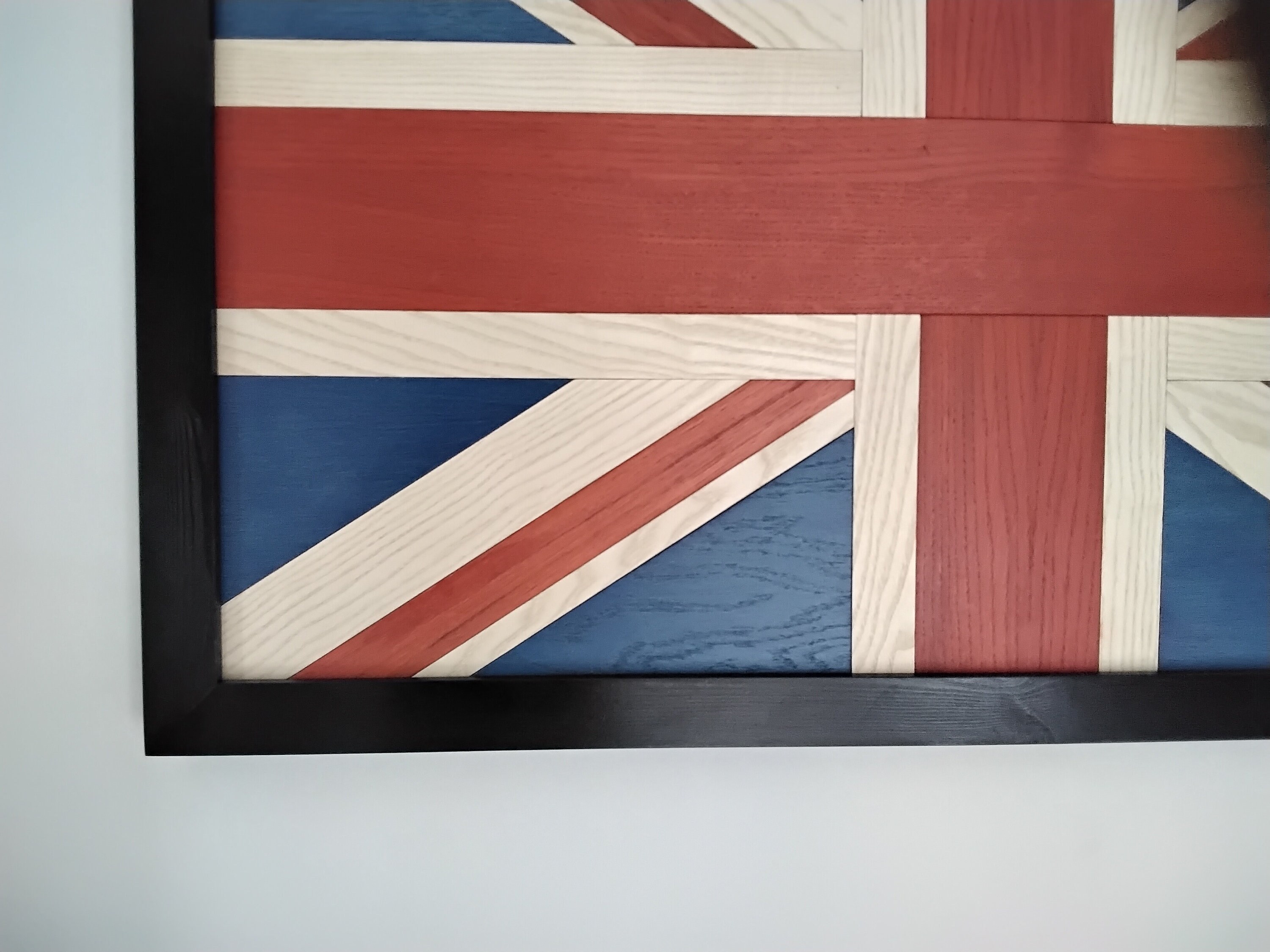 Wood Union Jack Flag Picture Wall Art - Etsy